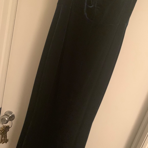 Xscape | Dresses | Velvet Fall Off Shoulder Deep Green Ball Gown | Poshmark